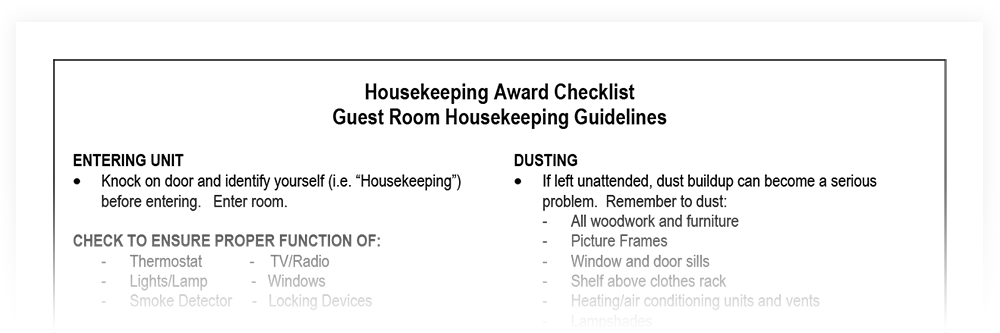 3 Keys to excellent hotel housekeeping