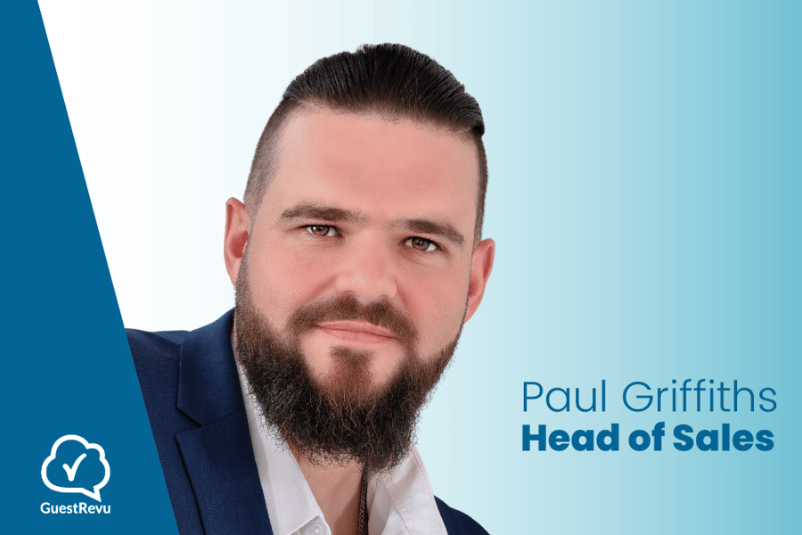 GuestRevu Welcomes Paul Griffiths as Head of Sales